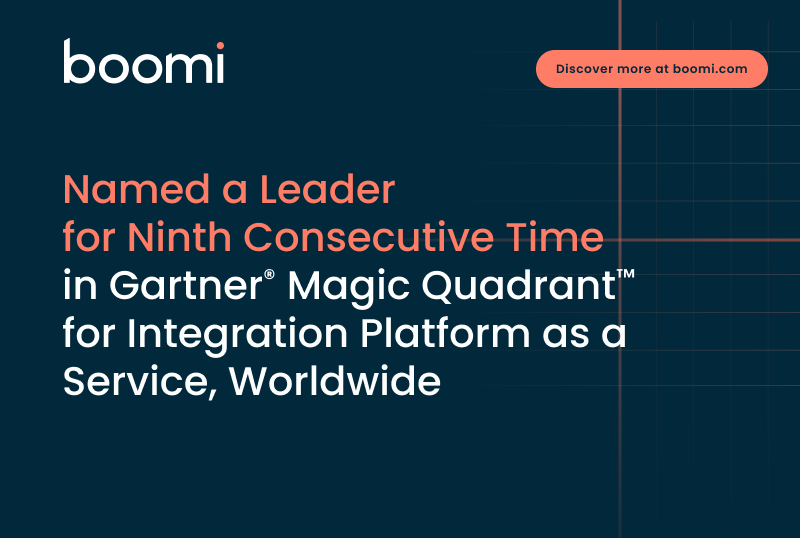 Boomi Named a Leader for Ninth Consecutive Time in Gartner® Magic ... Boomi Named a Leader for Ninth Consecutive Time in Gartner® Magic ...