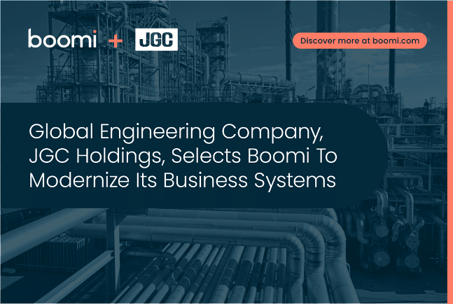 Global Engineering Company, JGC Holdings, Selects Boomi To Modernize ...